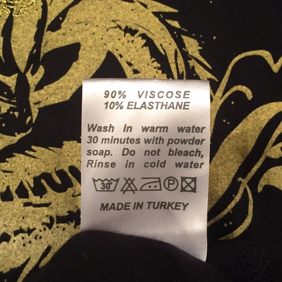 V Star | Shirts | Vstar Long Sleeve Black Shirt With Gold Detail | Poshmark